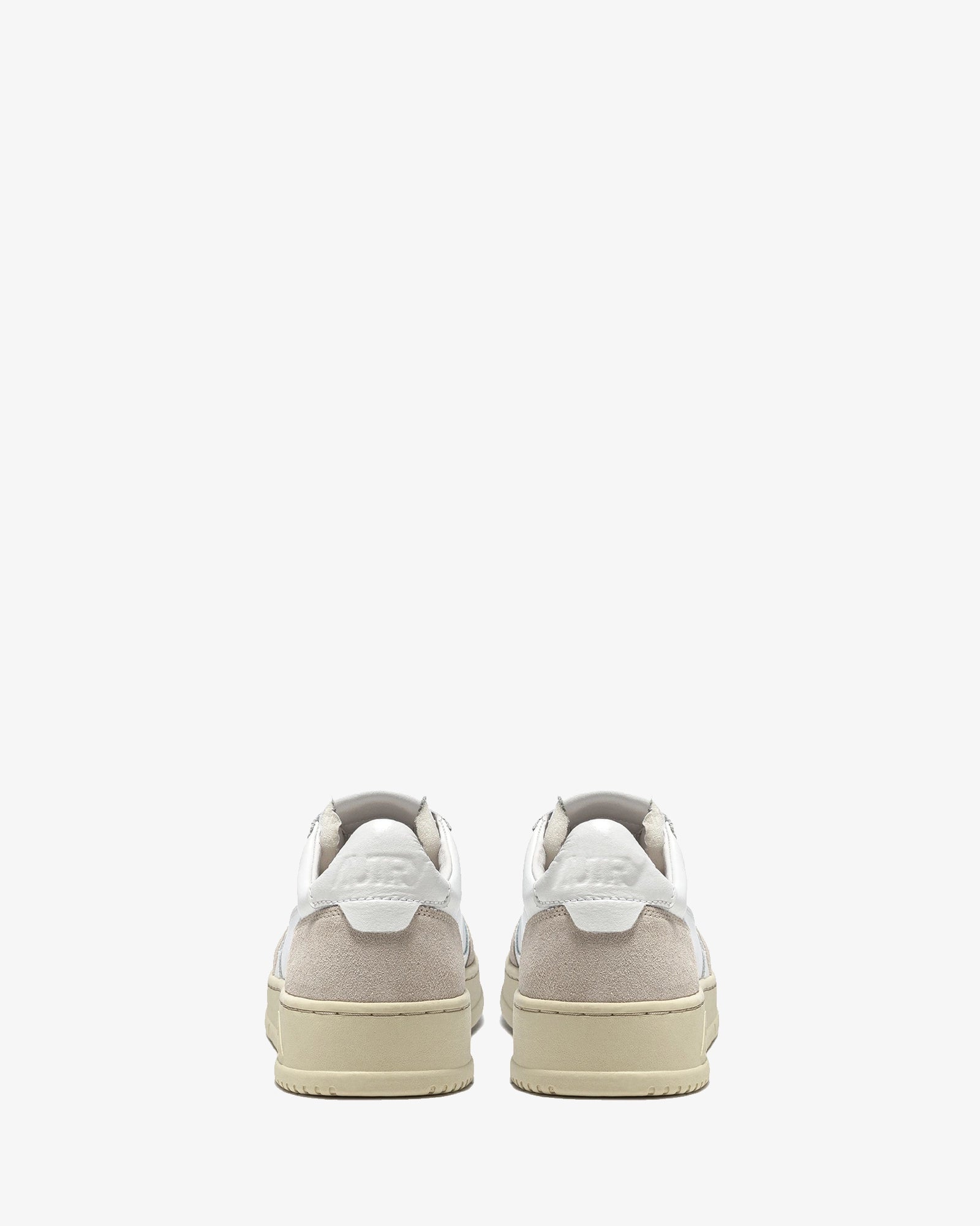 Autry Sneakers Medalist Low In Pelle Bianca E Suede Beige W | Acquista ...