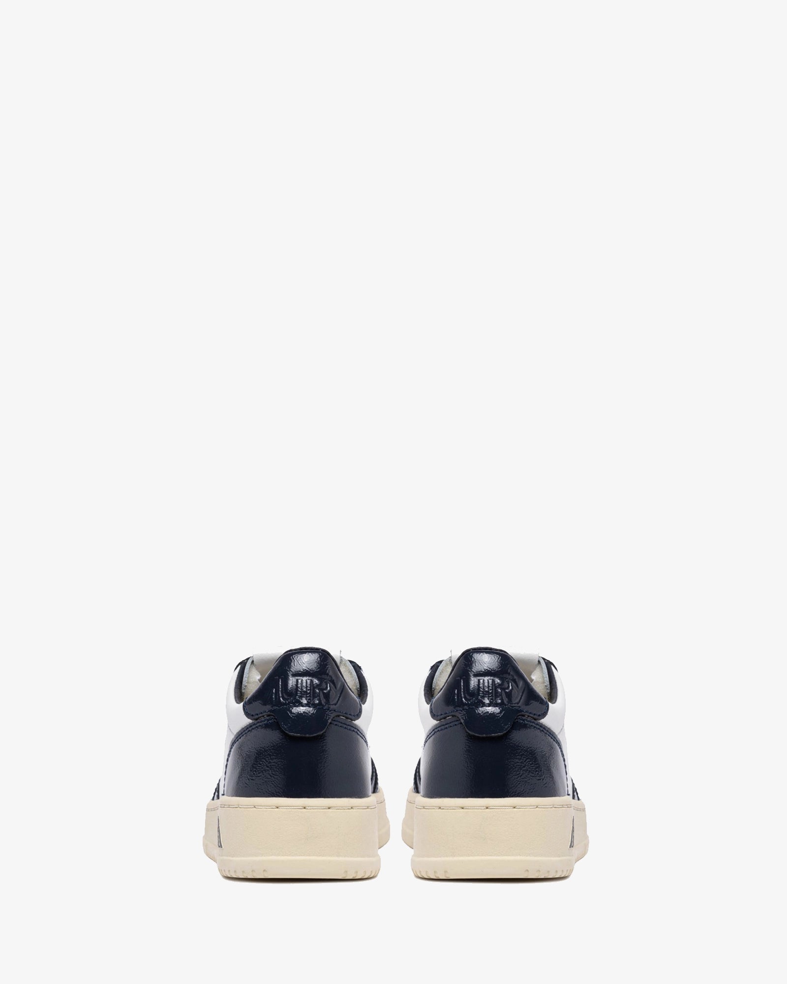 Autry Sneakers Medalist Low In Pelle Bianca E Laccato Notte | Acquista ...